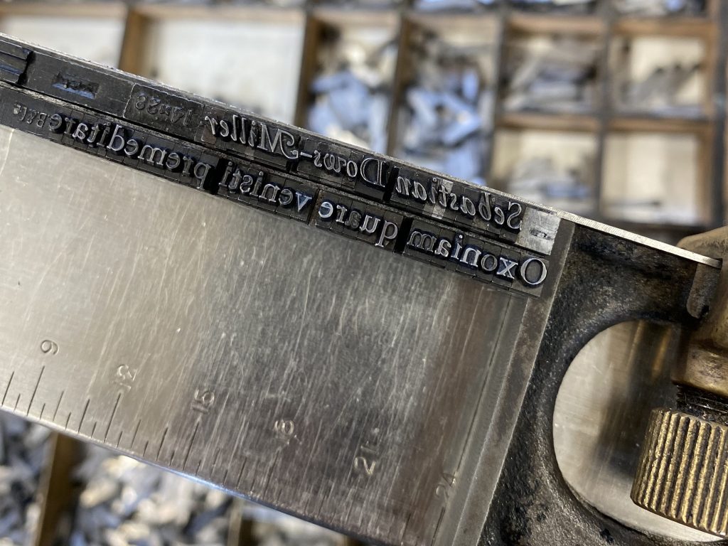 Adventures in Typesetting and Printing with Students of the History of ...