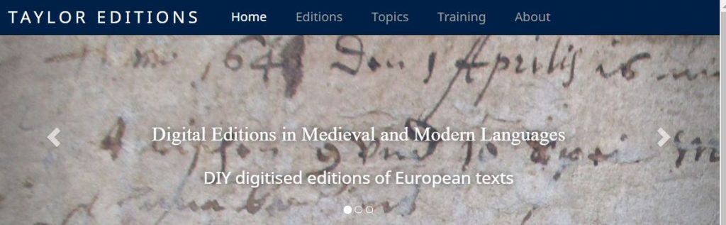 Digital Scholarly Editing – History of the Book