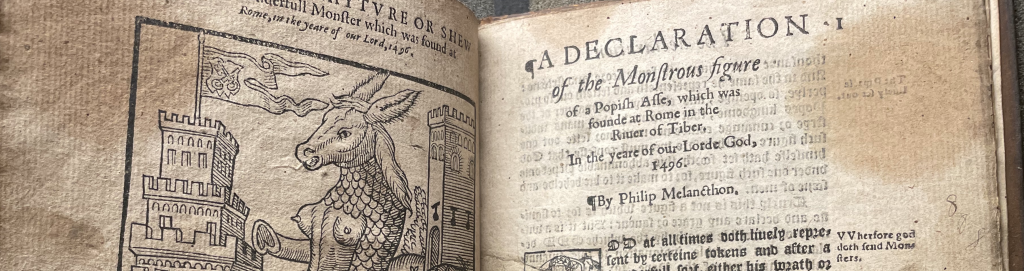 Early Modern Monsters in the Taylorian – History of the Book